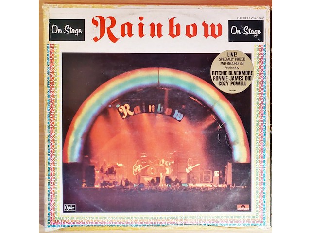 2LP RAINBOW - On Stage (1977) 1. pressing, VG+/VG-