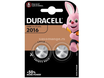 Duracell LM CR2016 LITHIUM 3V PAK2 CK baterije dugme