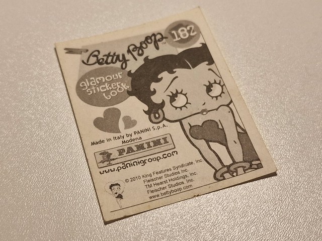 Sličice Betty Boop Panini 2010 na komad