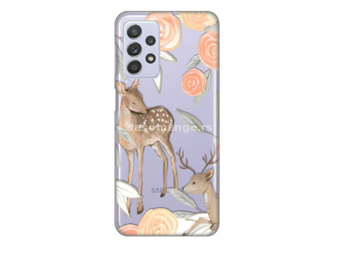 3G Print Skin Flower Deer zaštitna maska za mobilni Samsung A336B Galaxy A33 5G