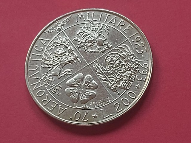Italija  - 200 lire 1993 god jubilarna
