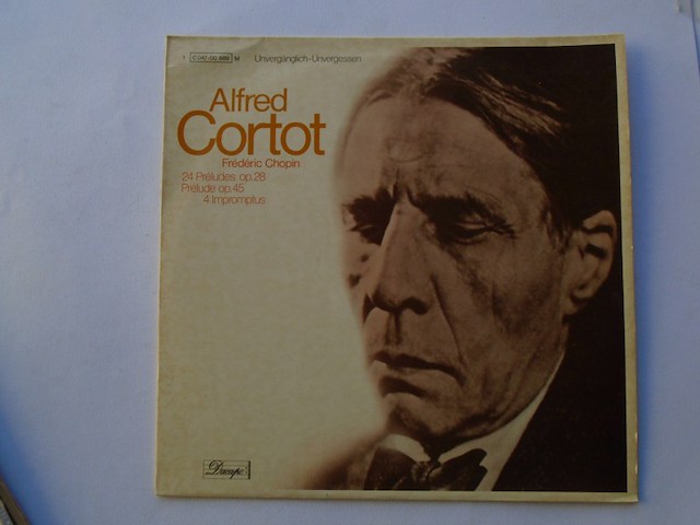 Šopen, preludijum op.28, op.45, Alfred Cortot