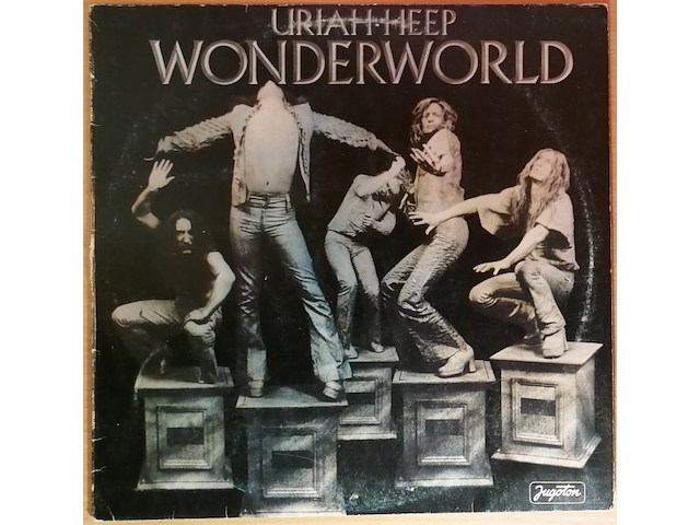 LP URIAH HEEP - Wonderworld (1974) 6. pressing, NM/VG