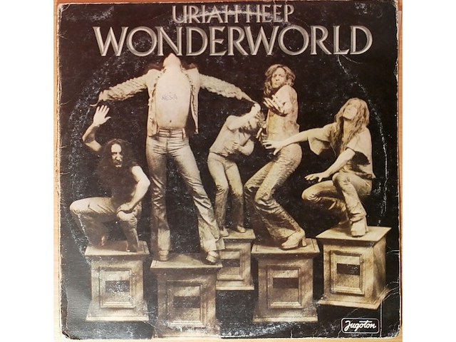 LP URIAH HEEP - Wonderworld (1974) 6. pressing, VG/G+