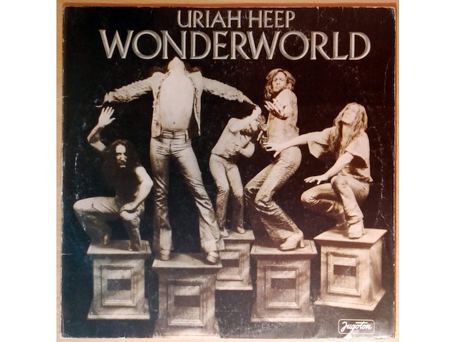LP URIAH HEEP - Wonderworld (1974) 6. pressing, VG-