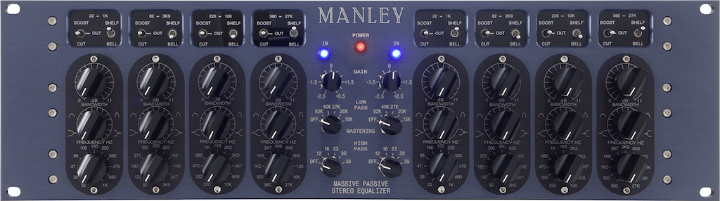 Manley Massive Passive Stereo Tube ekvilajzer
Tehničke specifikacije
Dodatne informacije