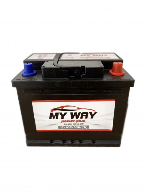 MY WAY - Akumulatori POWER PLUS12V 60AH D+ 600A - 242x175x190