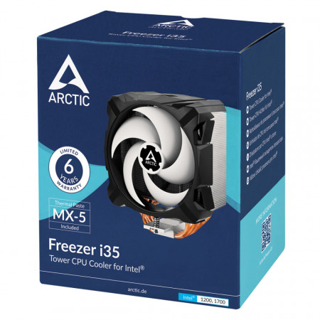 CPU Hladnjak Arctic Freezer i35, 4 heatpipe up to 150W TDP, ACFRE00094A, LGA 1700