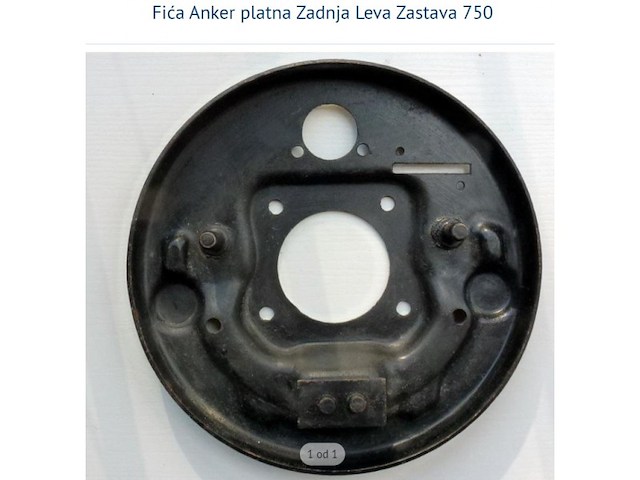 Yugo Anker platna Zadnja Desna Zastava 101