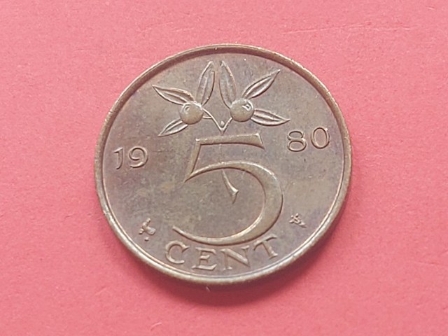 Holandija  - 5 cent 1980 god