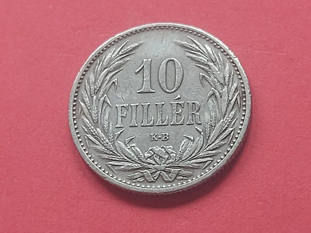 Mađarska  - 10 filler 1908 god