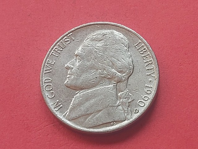 USA  - five cents 1990 god D