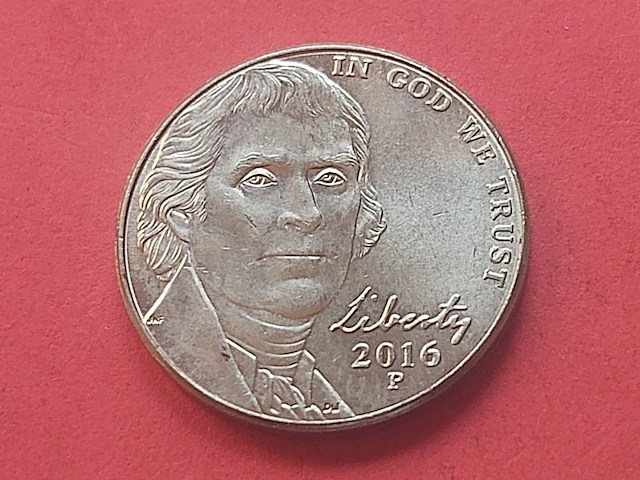 USA  - five cents 2016 god P