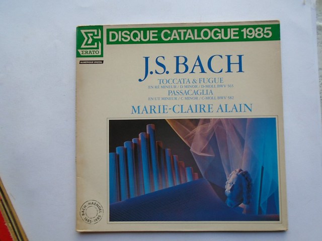 Bah, Tokata i fuga, op.565,582, Marie Claire Alain