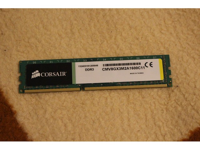 CROSAIR CMV8GX3M1A1600C11  8GB DDR3 Memorije