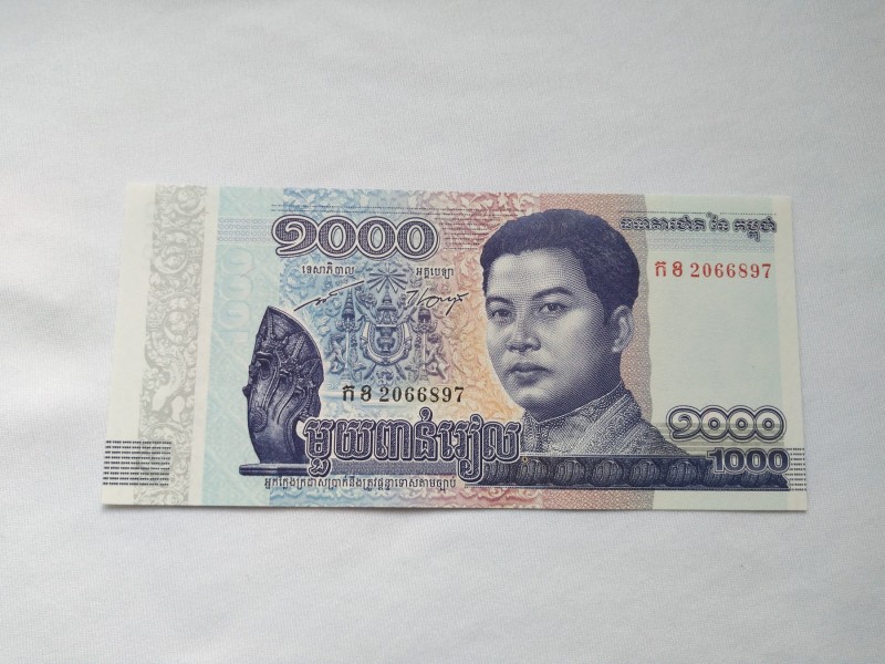 Kambodža 1.000 UNC,2016 god.