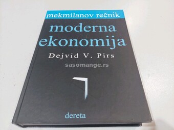 Moderna ekonomija Dejvid V. Pirs Mekmilanov rečnik, Dereta