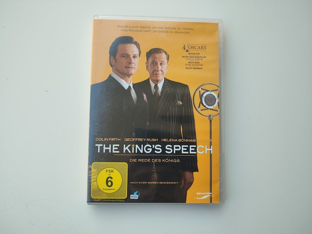 The King`s Speech original DVD