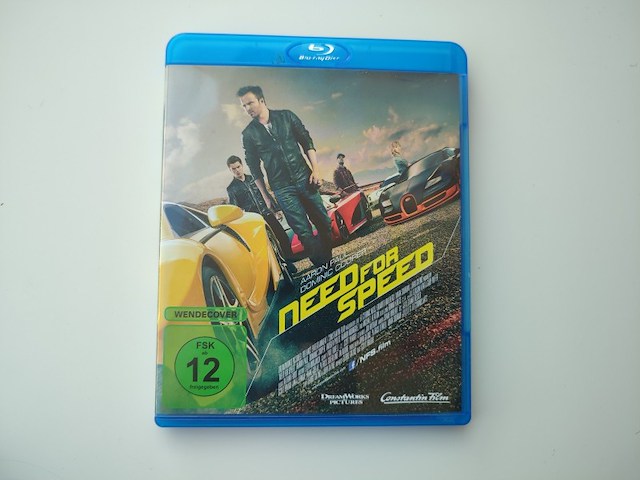 Need for Speed Movie - original blu-ray