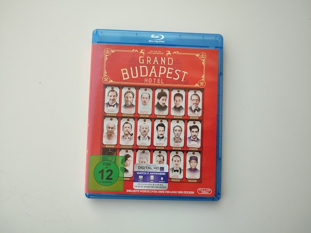 The Grand Budapest Hotel (2014) - original blu ray