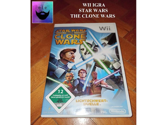 Nintendo Wii igra Star Wars The Clone Wars - TOP PONUDA