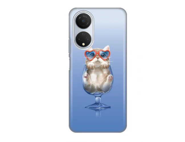 3G Silikonska Print Funny cat zaštitna maska za Honor X7