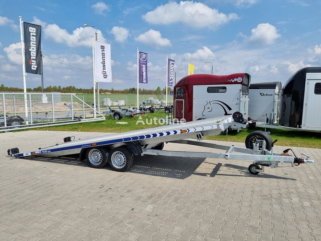 Nova Lorries PLI-35 5021 car trailer 3.5t GVW tilting platform 500 x 210 cm prikolica autotransportera