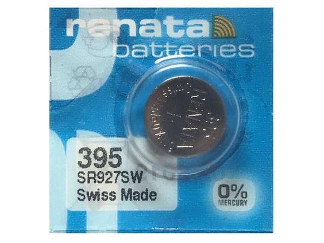 Renata baterija 395 1,55V Srebro oksid dugme baterija za SAT, Pakovanje 1kom