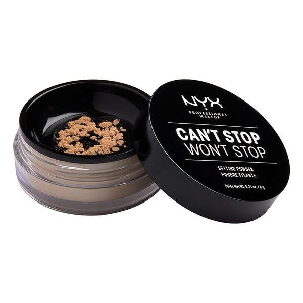 Puder u prahu za setovanje šminke NYX Professional Makeup Can’t Stop Won’t Stop CSWSSP 6g Medium CSWSSP03