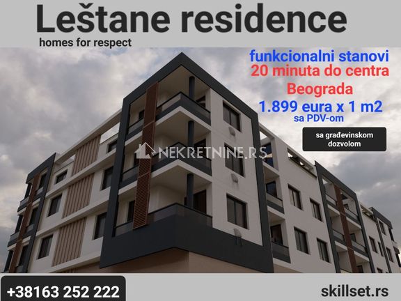 Leštane residence u strogom centru pored crkve a na samo 25 minuta do centra Beograda