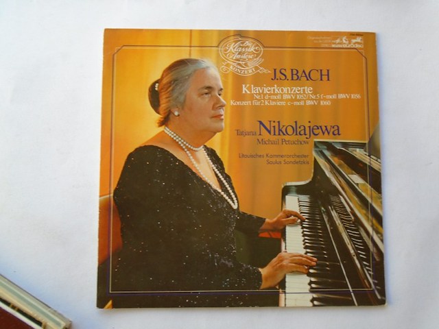 Bah, koncerti za klavir op.1052,1056,1060,T.Nikolajeva