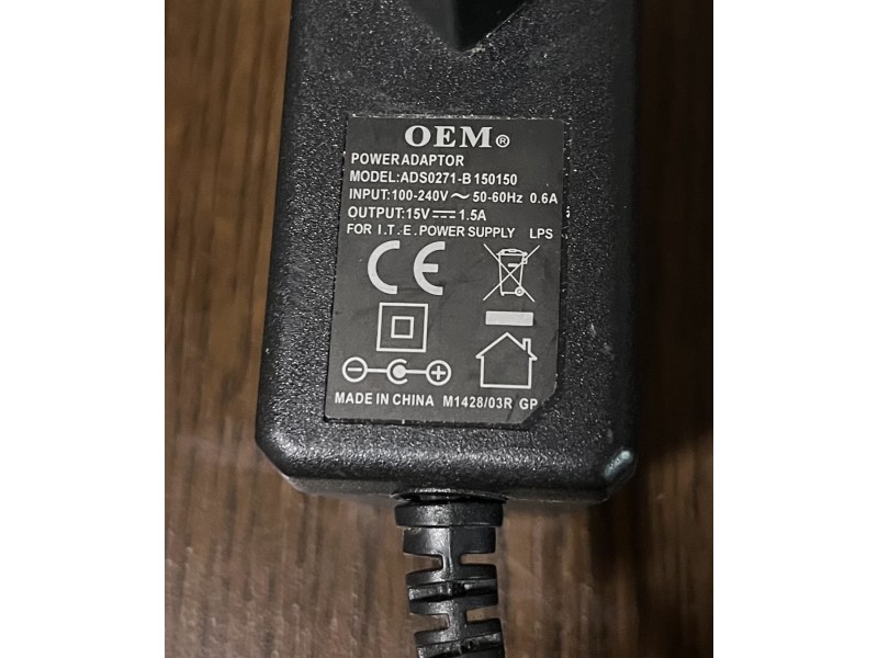 OEM Adapter 15V 1.5A
