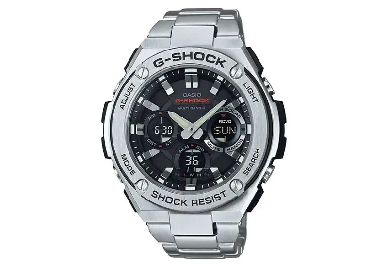 G-SHOCK Muški ručni sat GST-S110D-1A srebrno-crni