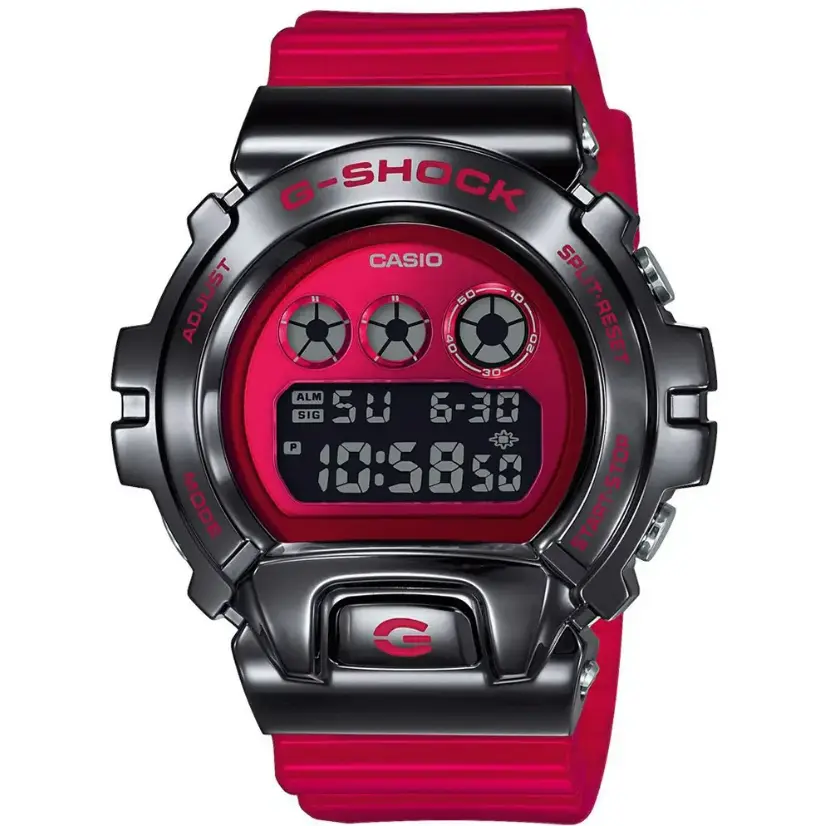 G-SHOCK Unisex ručni sat GM-6900B-4ER crveni