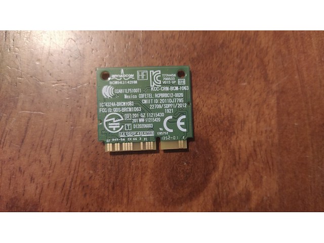 Wireless kartica BRCM1063 , skinuta sa Sony SVF152A29M