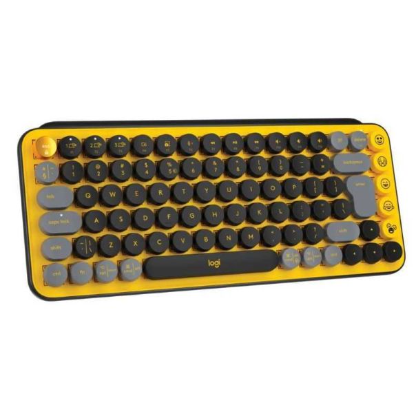 LOGITECH Bežična tastatura Pop Keys with Emoji, žuta