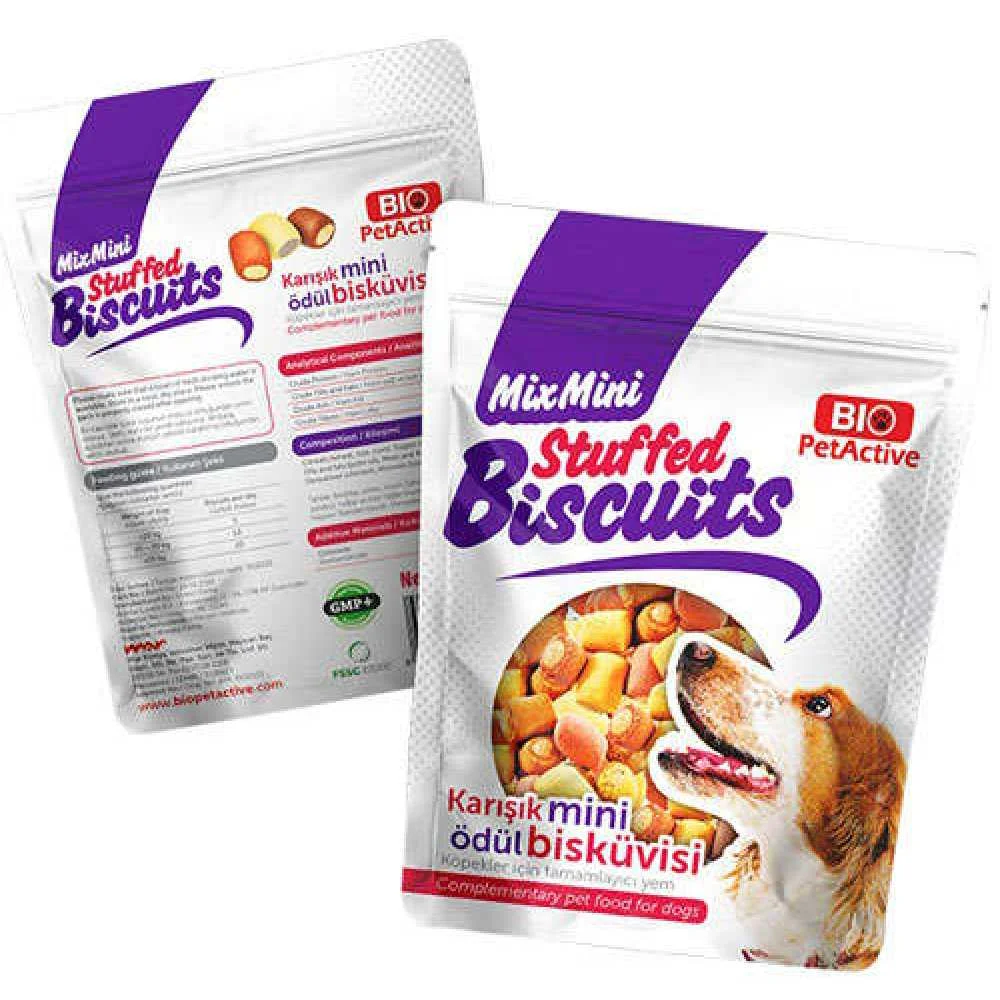 BIO PetActive Mix Mini Stuffed Biscuits 200g