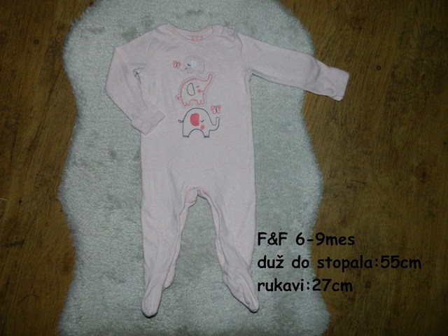 F&;F pidžama 6-9 M