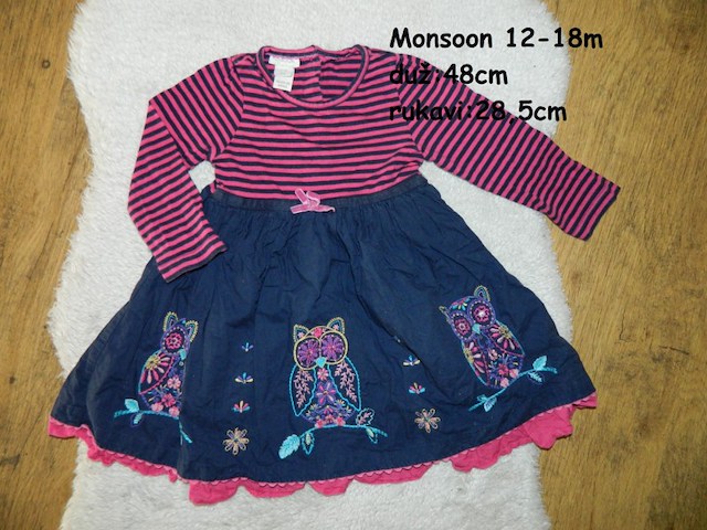 Monsoon haljina 12-18 M