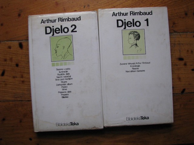 ARTHUR RIMBAUD - DJELO 1-2 RETKO