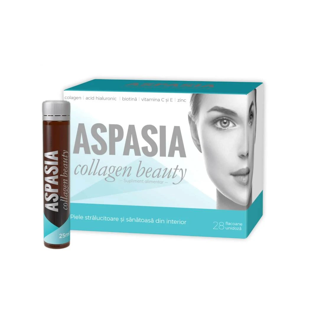 ASPASIA Collagen Beauty Tečni Kolagen sa Hijaluronskom Kiselinom 28 Bočica