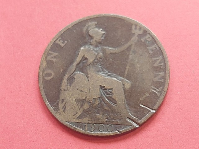 Britanija  - 1 penny 1900 god