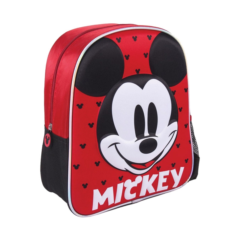 Ranac predškolski 3D Mickey Cerda 2100003532 crno-crveni