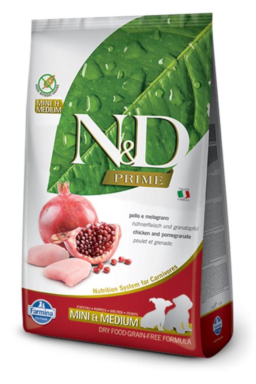 N&D Prime Puppy Chicken&Pomegranate Mini&Medium