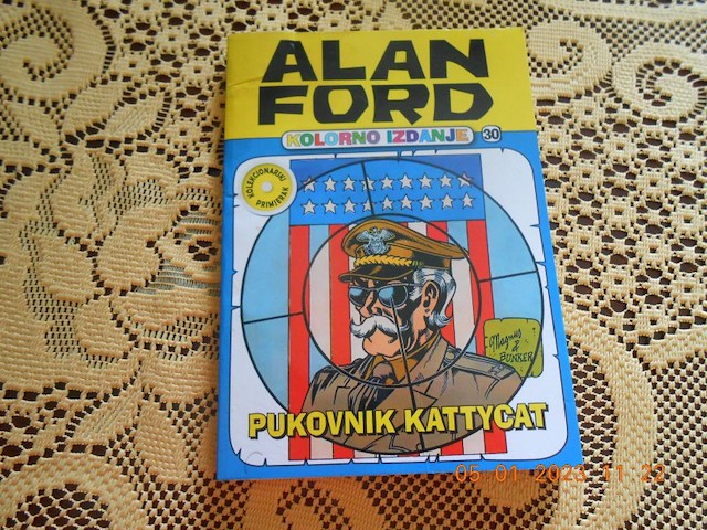 Alan Ford kolor 30 Pukovnik Kattycat