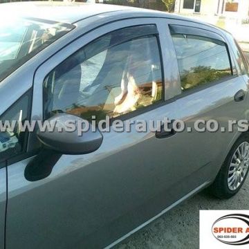 FIAT Grande Punto/Punto EVO prednji+zadnji bočni vetrobrani