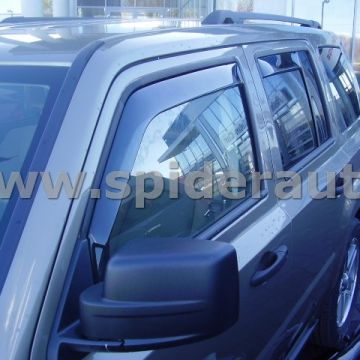 Jeep Grand Cherokee 2005-2010 prednji+zadnji bočni vetrobrani