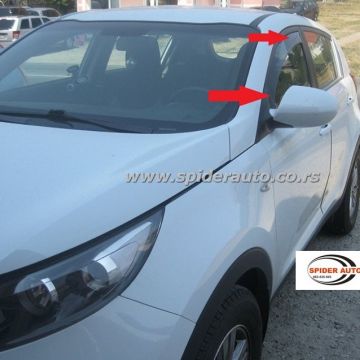 KIA Sportage 2010-2016 prednji+zadnji bočni vetrobrani