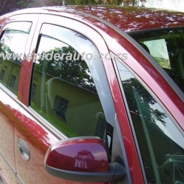 Opel Meriva 2003-2010 prednji+zadnji bočni vetrobrani