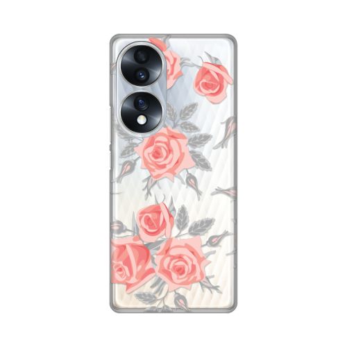 Silikonska futrola - maska print Skin za Huawei Honor 70 Elegant Roses